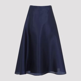 Alberta Ferretti Jupe mi-longue en soie Alberta Ferretti
