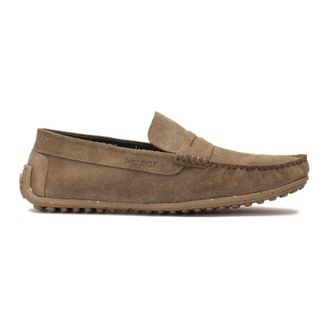 Kazar U-gesteppte Wildleder-Mokassins.Dieses Produkt f&auml;llt gro&szlig; aus. - - Shoes - Herren - Beige - 44 EU