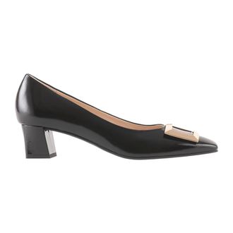 H&ouml;gl Klassische Sch&ouml;nheit Blockabsatz Pumps - - Shoes - Damen - Schwarzk - 35 EU