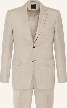 Ermenegildo Zegna Zegna Anzug Drop 7 Extra Slim Fit beige