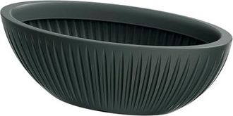Prosperplast Blumentopf Latia oval, 58 x 24 x 20 cm, Anthrazit
