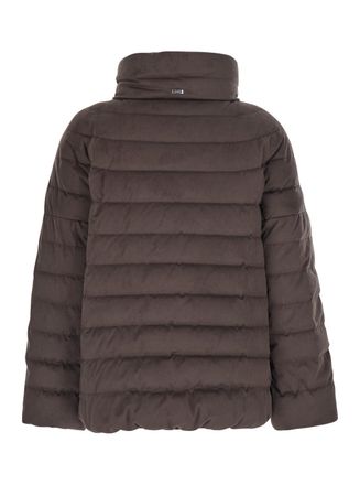 Herno Womens Puffer Jacket Brown