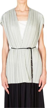 Alysi Femme, Vestes, Beige, Taille: 38 FR Alysi Vestes