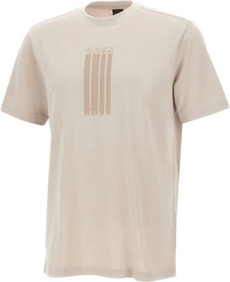 HUGO BOSS Homme, Tops, Beige, Taille: 2XL Te-Bass T-Shirt