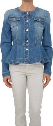 Fracomina Femme, Vestes, Bleu, Taille: 40 FR Veste en jean