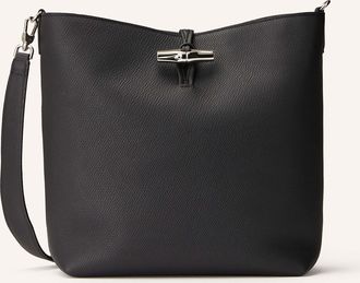 Longchamp Schultertasche Le Roseau Large schwarz