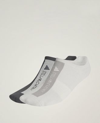 Stella McCartney 3 Pairs of Ankle Socks, Woman, Utility Black/Chalk Pearl/Dove Grey, Size: XS