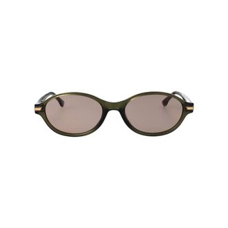 Victoria Beckham Oval Sonnenbrille - - Accessories - Damen - Gr&uuml;n - 51 MM