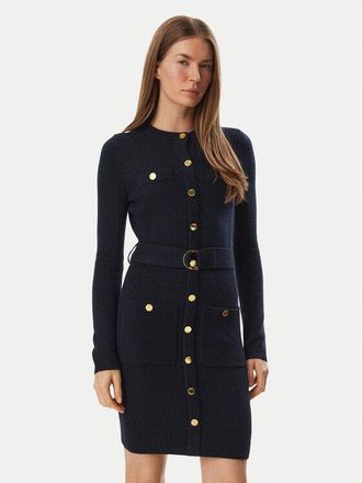 Guess Strickkleid 5BGK43 5893Z Dunkelblau Regular Fit