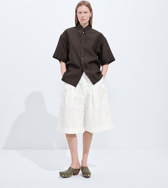 Bottega Veneta Culotte En Toile De Coton Compacte - Bottega Veneta