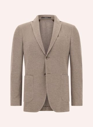 Boggi Milano Boggi Milano B Jersey Micro Textured Jacket In A Cotton Blend grau