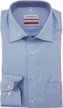 Marvelis Chemise business - Col Chemise Classique - Homme - bleu - 46 cm
