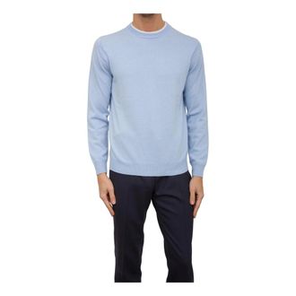 PESERICO Stilvolles Stricktop - - Knitwear - Herren - Blau - 2XL