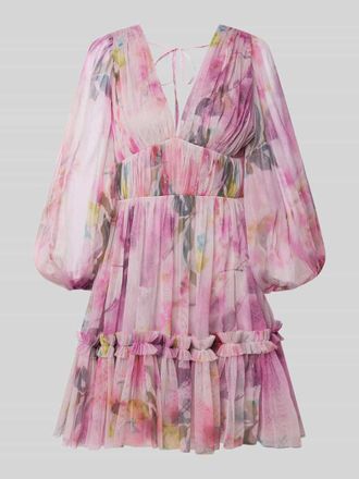 Lace & Beads Cocktailkleid im Stufen-Look