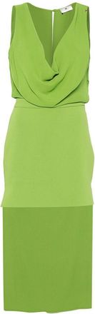 Elisabetta Franchi Robe Au Genou - Vert