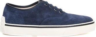 Tod's Tods Low-Top Sneaker - Cassetta Suede Blue Sneakers - Gr. 7_5 - in Blau - f&uuml;r Damen