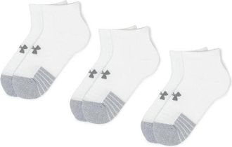 Under Armour Kurze Socken Heatgear Lo Cut Sock 1346753-100 Weiß