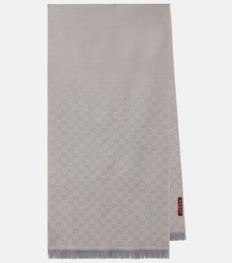 Gucci Schal GG aus Woll-Jacquard