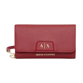 A|X Armani Exchange Umschlag-Clutch - - Bags - Damen - Rot - ONE SIZE