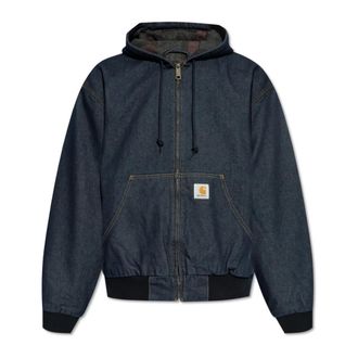 Carhartt Work in Progress Denimjacke mit Kapuze - - Jackets - Herren - Blau - XL