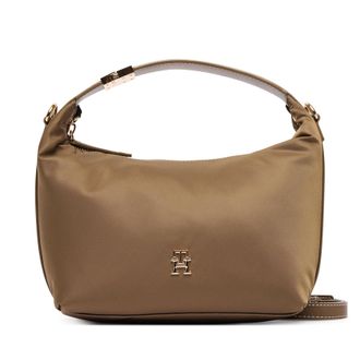 Tommy Hilfiger Handtasche Tommy Hilfiger Th Go Crossover Nylon AW0AW18164 Braun