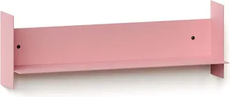 Tiptoe [NEUWERTIG] B-Ware Tip Toe Pli Wandregal Regal B&uuml;cherregal Rosa 15 X 60 Cm Pulverbeschichtet