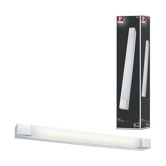 Paulmann 79715 LED Deckenleuchte Spiegelleuchte Quasar incl. 1x10,5 Watt IP44 Deckenlampe Chrom, Wei&szlig; Wohnzimmerlampe Metall, Acryl Flurlampe 3000 K