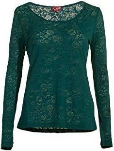 Coline Tee Shirt Femme Transparent - Couleur : Emeraude - Taille : XL