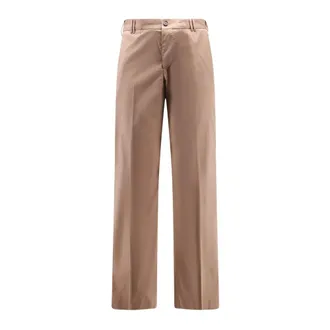 Pantaloni Torino Homme, Pantalons, Brun, Taille: 3XL Pantalon Michael en M&eacute;lange de Coton Reworked