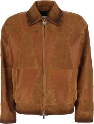 Versace Femme, Vestes, Brun, Taille: 38 FR Danimer Jacket