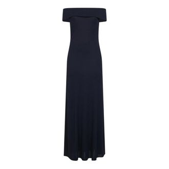 Alaia Femme, Robes, Noir, Taille: 40 FR Robe Maxi Ala&iuml;a en jersey stretch &agrave; &eacute;paules d&eacute;nud&eacute;es