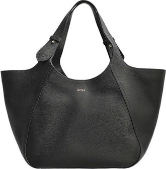 BOSS Cuir sac à main sac à épaule Lenah Big Tote Bag Black noir