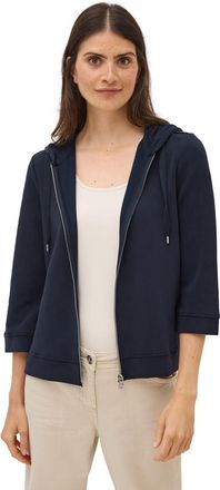 Cecil Damen 3227045 Softe Kapuzenjacke, urban Dark Blue, XL