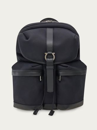 Ferragamo Herren Rucksack aus Canvas Schwarz
