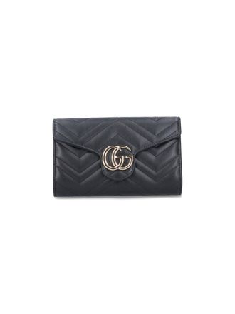 Gucci Wallet With Chain Gg Marmont