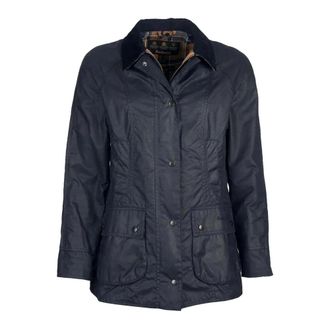 Barbour Classic Beadnell Wax Jacket - - Jackets - Damen - Schwarzk - XS