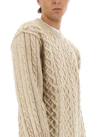 Moschino Virgin Wool Pullover Sweater - Ivory
