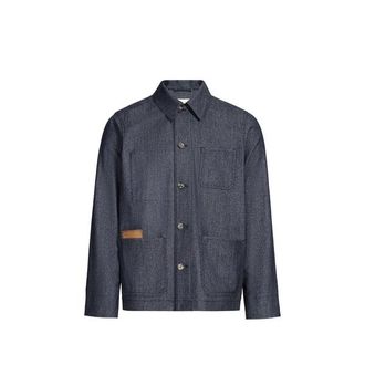 Jacob Cohen Chemise col classique en coton et laine vierge mélangés