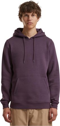 Build Your Brand Herren Kapuzenpullover Heavy Hoody, lässiger Hoodie für Männer, XL, plumpurple