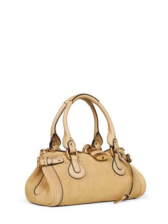 Chlo&eacute; Womens Handbag Paddington Dusty Beige Calf Leather Handbags Hand Bags