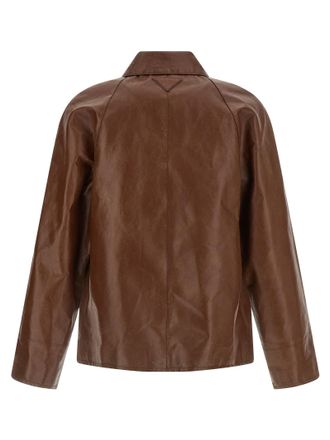 Prada Vintage Leather Jacket - Brown