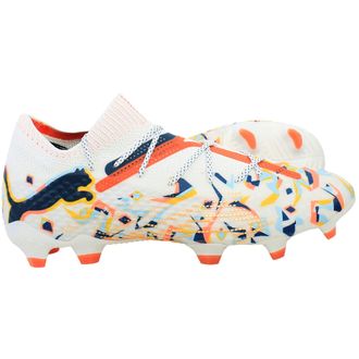 Puma Future Ultimate 7 FG/AG Creativity Pack Wei&szlig;e Herren-Fu&szlig;ballschuhe