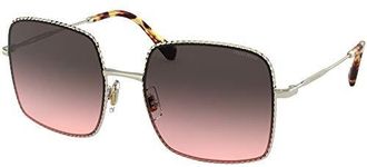 Miu Miu 0MU 61VS 56 ZVN146 Lunettes de soleil unisexes pour adultes Multicolore Taille unique
