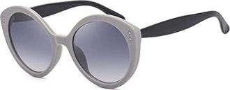 Generic Lunettes de soleil oeil de chat rouge filet à grande monture pour tir de rue vacances pare-soleil lunettes de conduite de plage (couleur : C, taille :