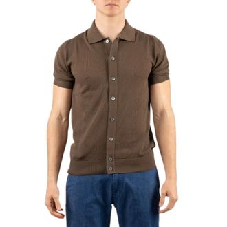 Gran Sasso Herren, Shirts, Braun, LGr&ouml;&szlig;e
