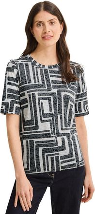 Cecil Damen T-Shirt in Ausbrenner-Optik