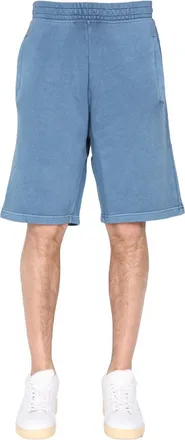Carhartt Work in Progress Cotton Bermuda Shorts - Blue