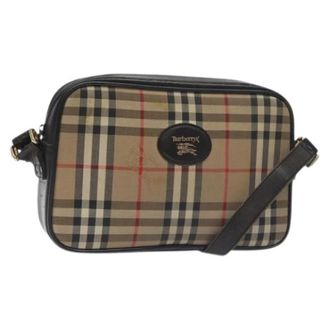 Burberry Pre-owned Canvas Shoulder Bag - - Pre-owned - Damen - Beige - ONE SIZE