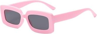 Generic Lunettes De Soleil Vintage Carr&eacute;es &Agrave; Petite Monture, Polaris&eacute;es, For Hommes Et Femmes, Id&eacute;ales For Le Sport, La Plage, Les Vacances Et Les F&ecirc;tes.(Pink