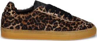 Copenhagen animal-print lace-up sneakers - Braun